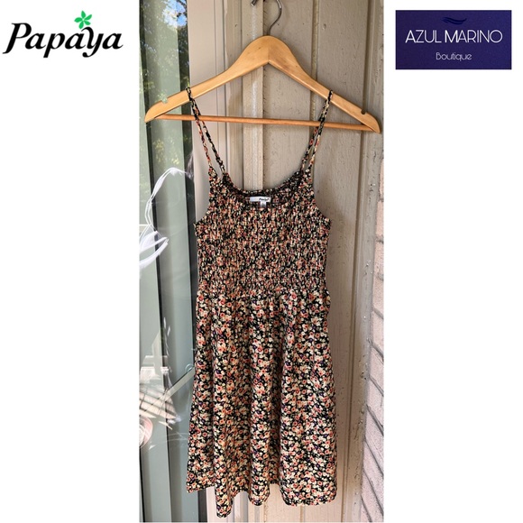Papaya | Dresses | Papaya Floral Mini Dress Vestido Floreado | Poshmark